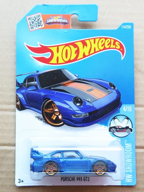 RARE HOT WHEELS Porsche 993 Gt2 In Metallic Blue - 2015 Issue EUR 9,32 ...