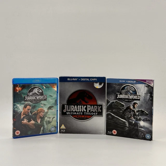 JURASSIC PARK WORLD Blu Ray Movies DVD Bundle £14.00 - PicClick UK