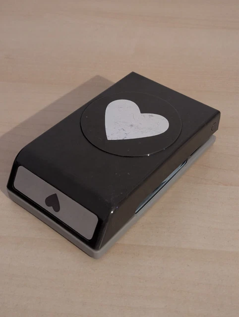 STAMPIN' UP! HEART Punch Large Card Craft Lockable Punch Cutter - Fast ...