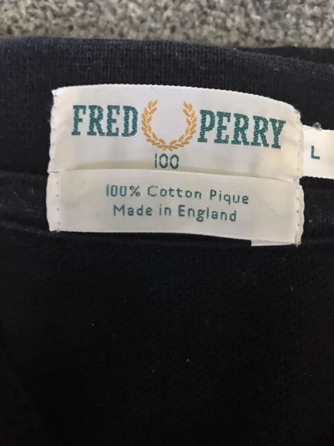 FRED PERRY 100 Year Limited Edition Centenary Mens Polo Shirt Large Blk/Gold/Red £104.68 ...