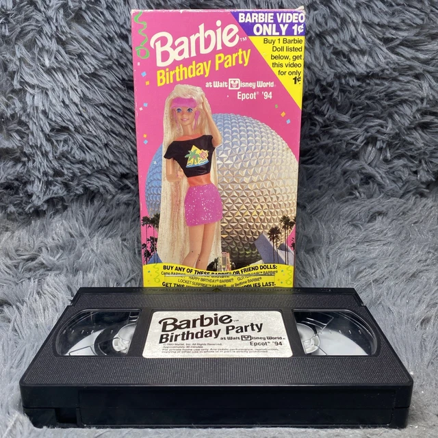 BARBIE BIRTHDAY PARTY at Walt Disney World Epcot '94 VHS Tape 1993 Show ...