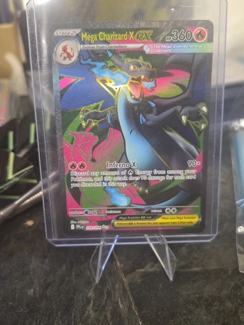 POKEMON MEO2 PHANTASMAL Flames Mega Charizard X EX - 109/094 Full Art ...