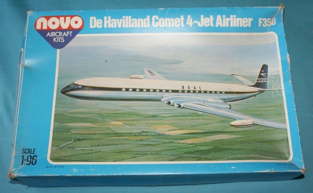 NOVO DEHAVILLAND COMET 4 PLUS EXTRA DECALS £36.00 - PicClick UK