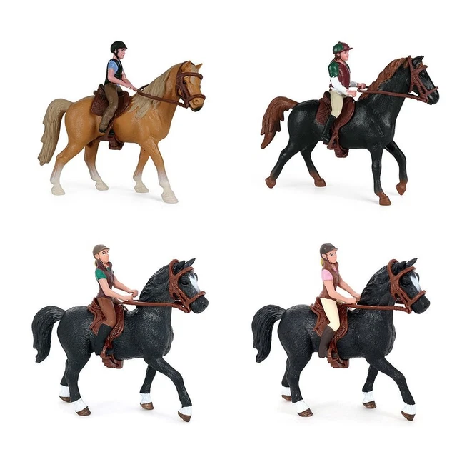 DIY LIFELIKE HORSE Model Realistic Simulation Equestrian Figure ...