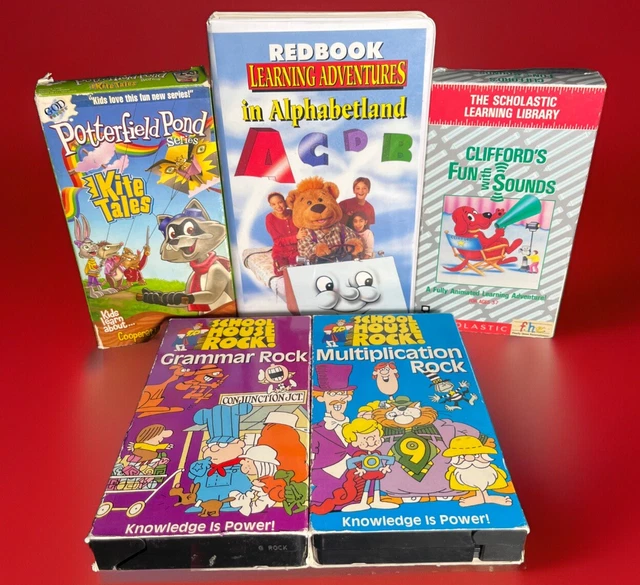 RETRO KIDS EDUCATIONAL VHS Tapes - Learn About Confidence, Grammar ...