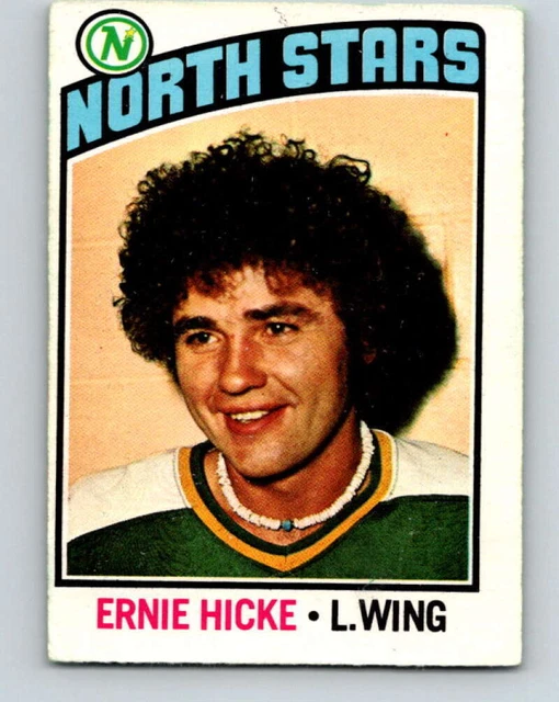 (HCW) 1976-77 O-PEE-CHEE #87 Ernie Hicke Minnesota North Stars V12516 ...