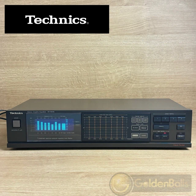 TECHNICS SH-8046 STEREO 7-Band Graphic Equalizer Spectrum Analyzer £174 ...