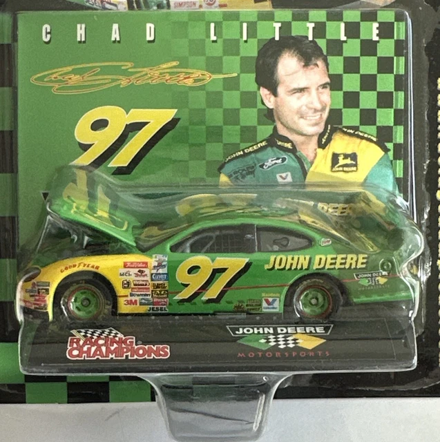 RACING CHAMPIONS #97 Chad Little 2000 NASCAR Ford Taurus John Deere 1: ...