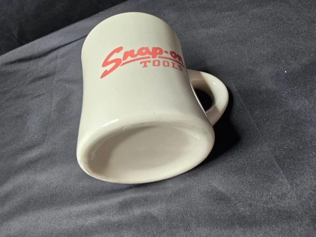 VINTAGE SNAP-ON TOOLS Coffee Mug Ceramic 1980s Heavy Restaurant Style ...