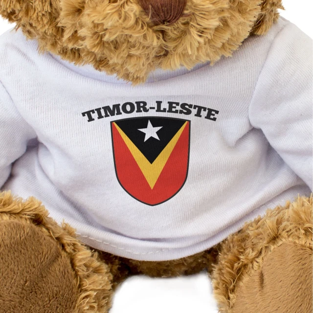 NEW - TIMOR-LESTE FLAG - Teddy Bear - Cute Cuddly Soft - East Timor ...