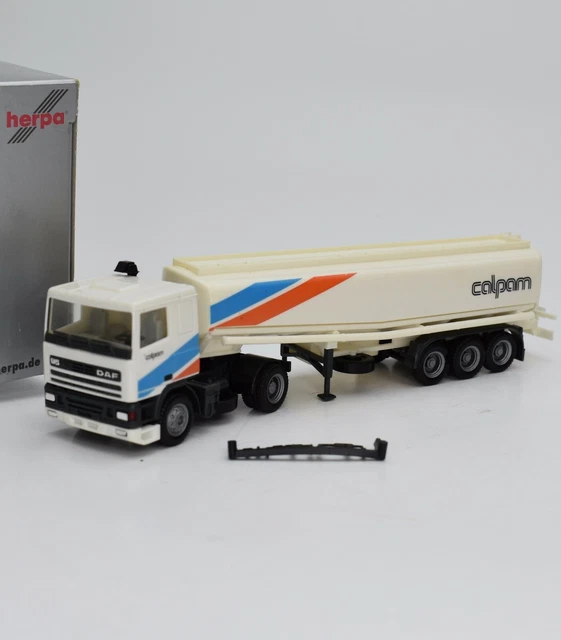 HERPA EXCLUSIV H0 DAF Tank Sattelzug " calpam ", OVP, 1:87, G8/26 EUR 17,90 - PicClick DE