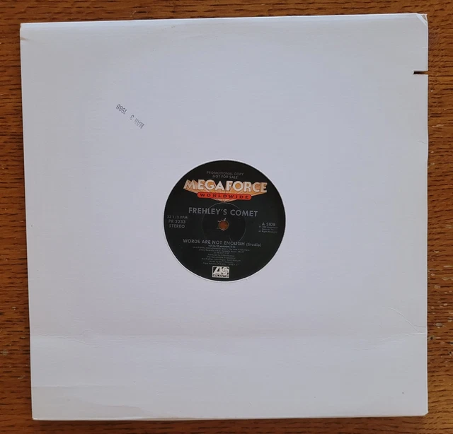ACE FREHLEY FREHLEYS Comet 1988 Words Are Not Promo 12” MAXI SINGLE VG+ ...