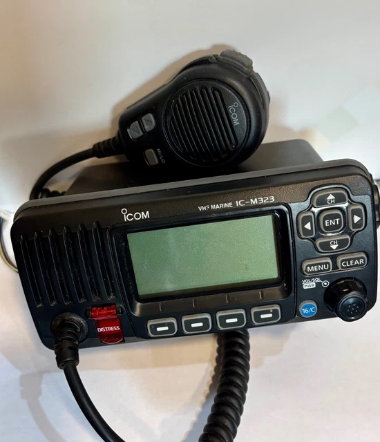 ICOM IC-M323 MOUNTED VHF Marine Radio £100.00 - PicClick UK