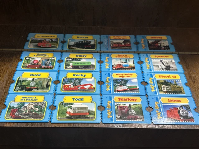 THOMAS & FRIENDS Take Along Character Cards x16 Pieces Assorted 2002 ...