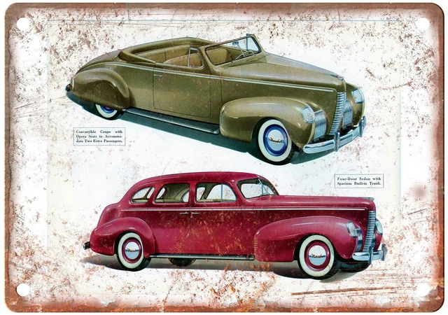 VINTAGE 1939 NASH Automobile Ad Retro Look Reproduction Metal Sign ...