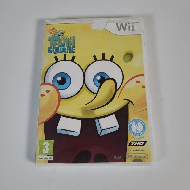 SPONGEBOBS TRUTH OR Square Nintendo Wii Video Game PAL £5.39 - PicClick UK