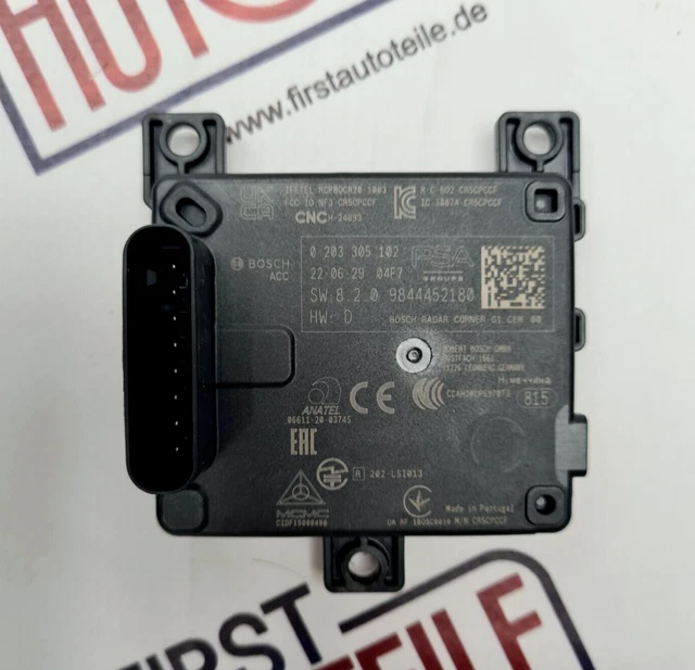 ORIGINAL OPEL RADARSENSOR Radar Sensor Steuergerät Radar Corner ...