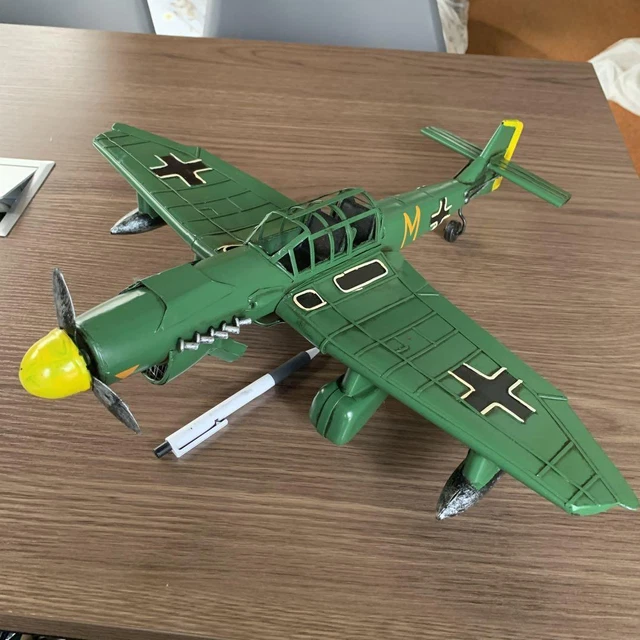 TIN PLANE RETRO Style Junkers Ju87 Stuka German Luftwaffe dive bomber ...
