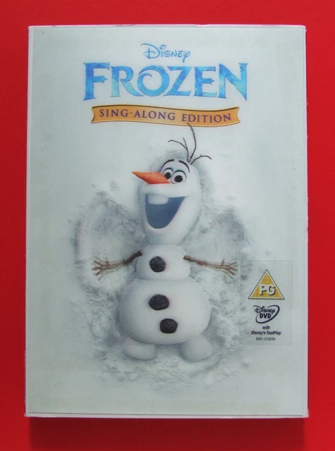 FROZEN: SING-ALONG EDITION, Animated R2 DVD in Lenticular Slipcover ...