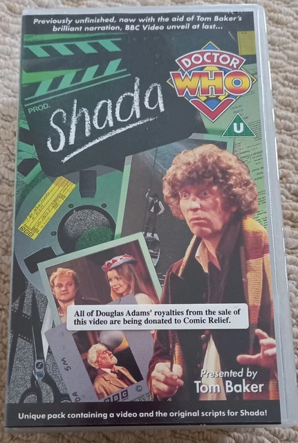 DOCTOR WHO SHADA & Script Book VHS/PAL BBC Video 1992 ExCon Narration ...