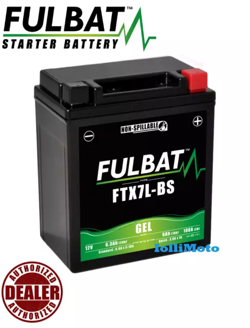 BATTERIE MOTO FULBAT Gel Ftx7L= Ytx7L-Bs 12V 6,3Ah Yamaha Xt R/X 125 EUR 37,28 - PicClick FR