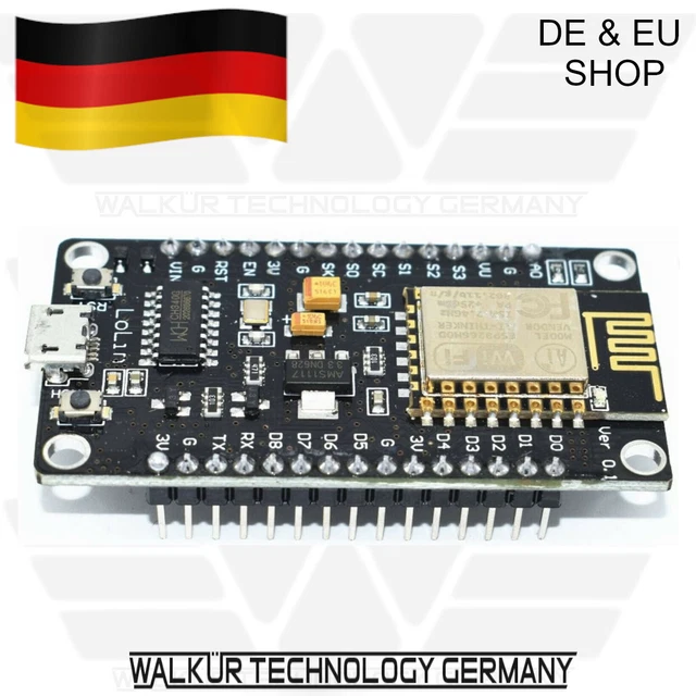 ESP8266 NODEMCU ARDUINO V3.4 CH340G WiFI WLan IoT Arduino Lolin Micro ...