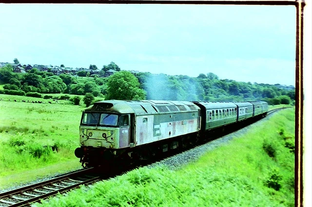 35MM RAILWAY COLOUR Negative Class 47 765 at Burrs ELR £1.95 - PicClick UK