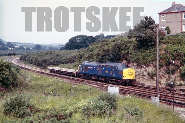 35MM SLIDE BR British Railways Diesel Loco Class 37 37207 Par 1986 ...