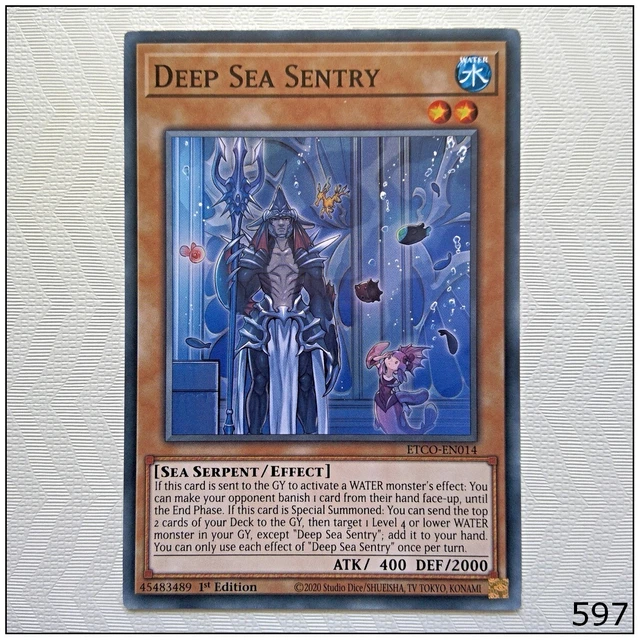 DEEP SEA SENTRY - ETCO-EN014 - Common 1st Edition Yugioh $2.50 - PicClick AU