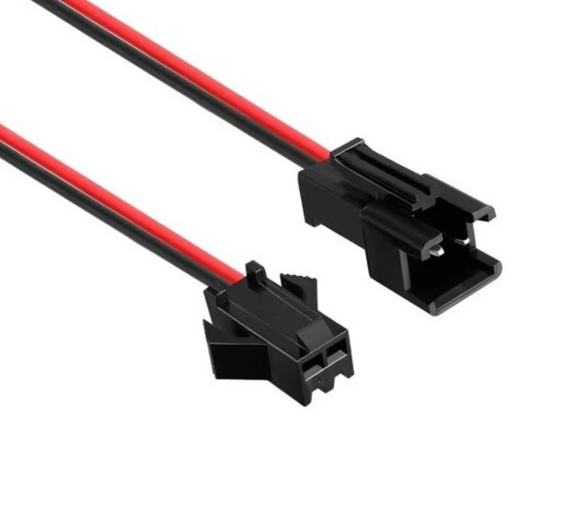 PAIRE CÂBLE CONNECTEUR Jst Sm 2p Mâle Femelle Alimentation M F Prise EUR 1,85 - PicClick FR