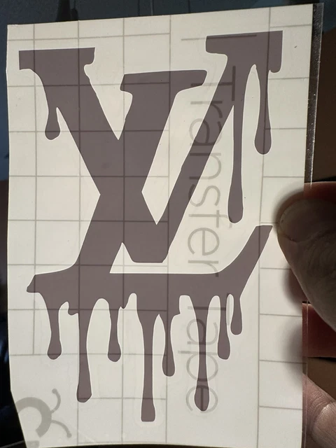 (2 PACK) CUSTOM Drip LV Logo Dripping Jdm Honda Decal Car Window ...