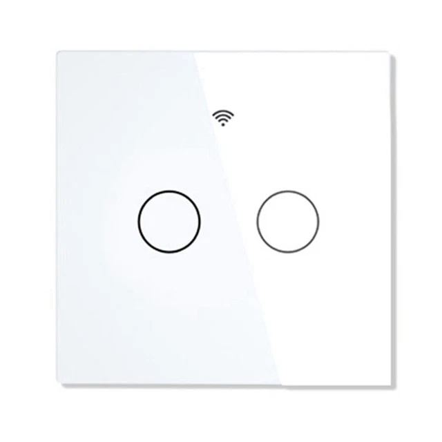 INTERRUTTORE LUCE INTELLIGENTE WiFi RF433 senza filo neutro fuoco ...