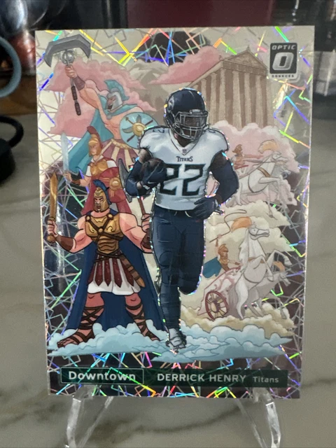 2021 DONRUSS OPTIC Derrick Henry Downtown Holo SSP Case Hit #DT-19 ...
