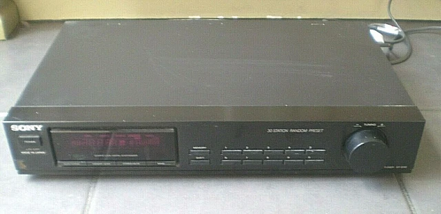 VINTAGE SONY ST-S110 Stereo Tuner Radio FM AM Retro £14.00 - PicClick UK