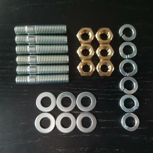 CVH INLET MANIFOLD Studs & Nuts Ford Escort Mk3 Mk4 Fiesta Orion ZINC ... CVH INLET MANIFOLD Studs & Nuts Ford Escort Mk3 Mk4 Fiesta Orion ZINC ...
