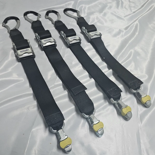 HEAVY DUTY UNWIN wheelchair straps/clamps restraints Rail Type 200KG £ ...