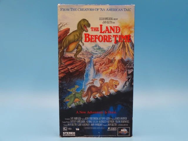 THE LAND BEFORE Time VHS 1988 MCA Cartoon Classic Don Bluth £6.22 ...