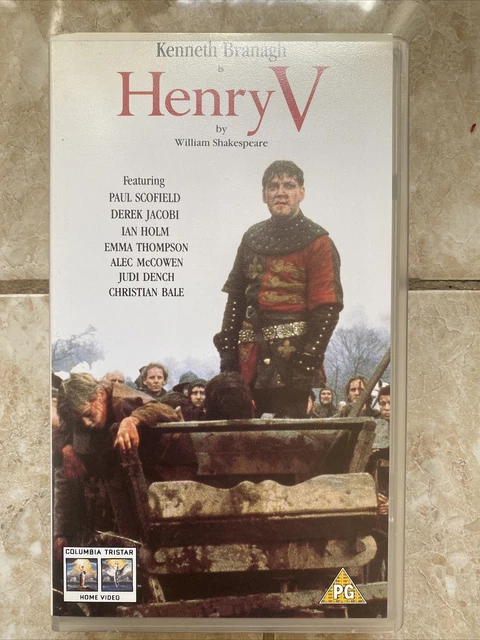 HENRY V : VHS Video Tape - Directed By Kenneth Branagh, By William ...