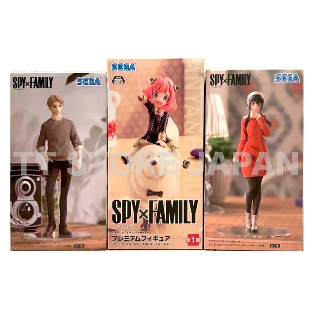 SPY X FAMILY Anya Bond Loid Yor Forger Premium Figure Set Plain Clothes Ver SEGA EUR 65,00 ...