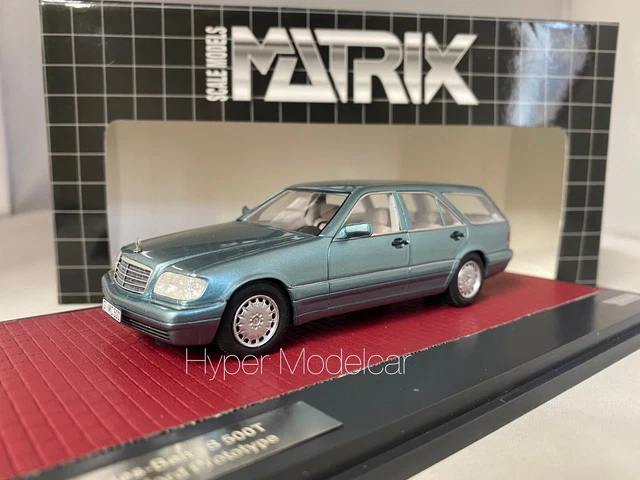 MATRIX 1/43 MERCEDES-BENZ S-CLASS S140T Cadform 1994 Lite Bleu Met ...