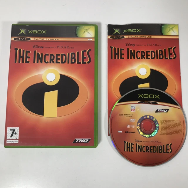 DISNEY PIXAR THE Incredibles Original Xbox Game Boxed & Complete Good ...