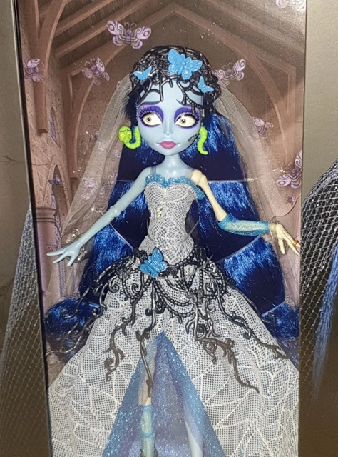 MATTEL MONSTER HIGH Tim Burton Corpse Bride Emily Puppe 2025 EUR 110,00 ...