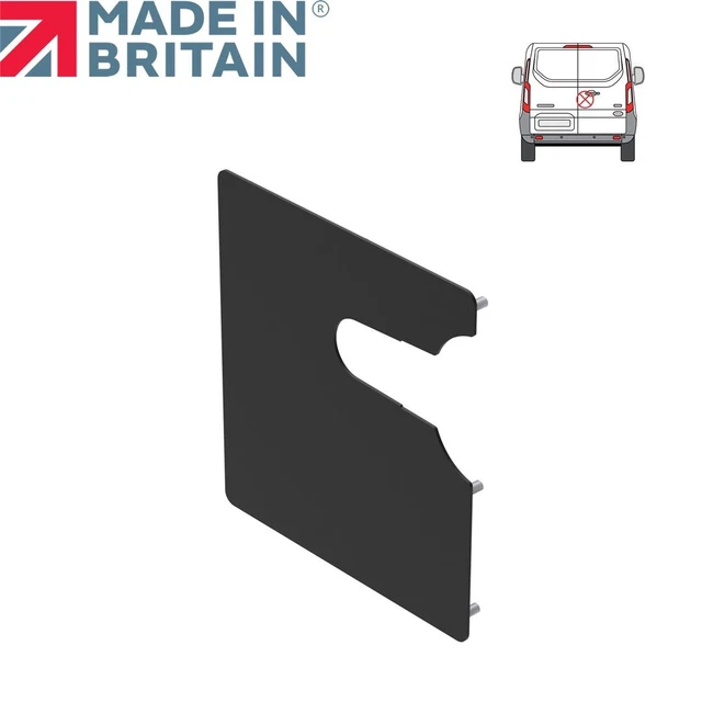 FORD TRANSIT CUSTOM External Shield Rear Barn Doors 2013-2023 Security ...