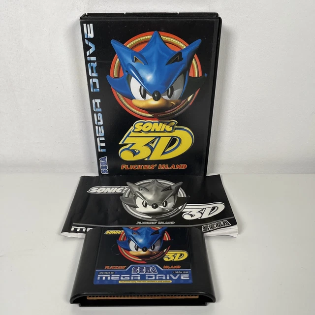 SONIC 3D FLICKIES' Island (Sega Mega Drive, 1996) Complete With Manual ...