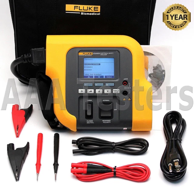 FLUKE ESA609 115 VAC Electrical Safety Analyzer Equipment Tester ESA609 ...