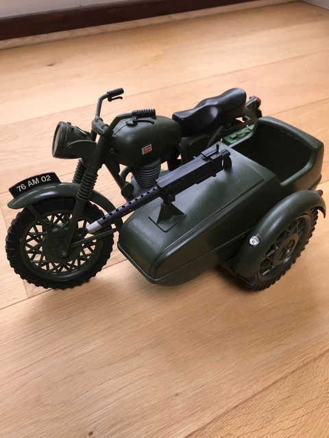 VINTAGE ACTION MAN motorcycle and sidecar in great condition with ...