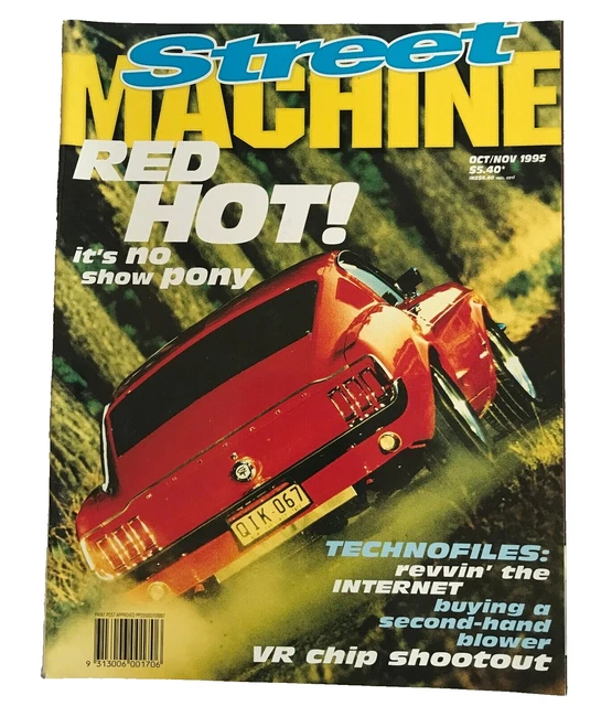 STREET MACHINE OCT-NOV 1995 Car Magazine Vol 13 Number 7 $31.50 ...