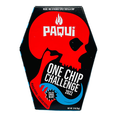PAQUI ONE CHIP Challenge NEW 2022 Carolina Reaper Scorpion Chile Pepper ...