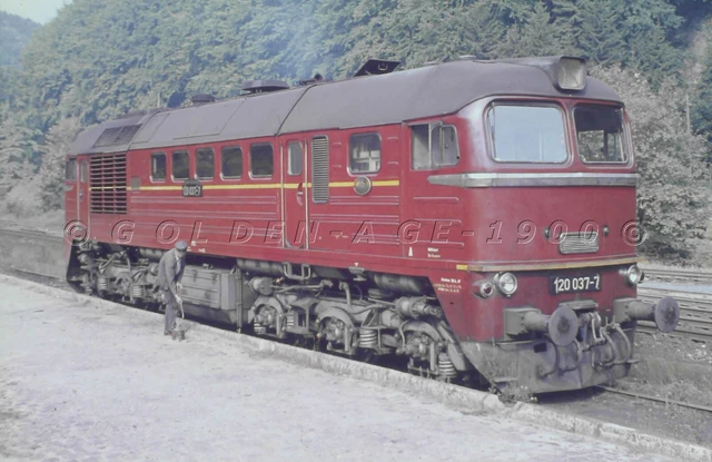 ORIG DIA SLIDE DR BR120 V200 120.037-7 Bw Arnstadt in Meininge 15.09. ...