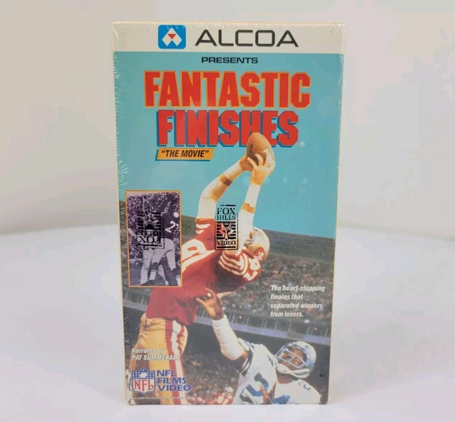 FANTASTIC FINISHES (VHS, 1988) NFL Football Alcoa New Sealed £8.90 ...
